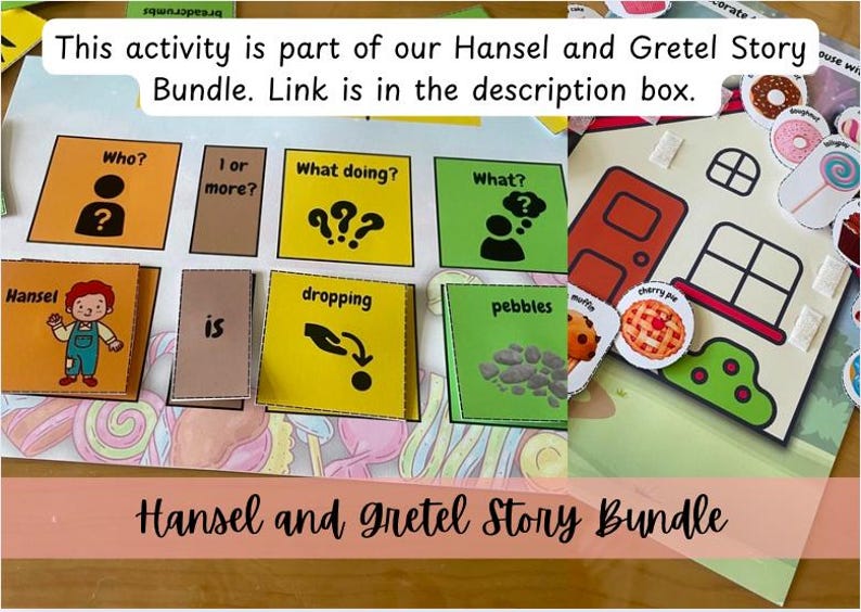 Hansel and Gretel Themed Big and Small Sorting Printables for Kids ...