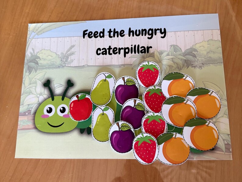 The Very Hungry Caterpillar Speech Therapy Printables: Sentence ...