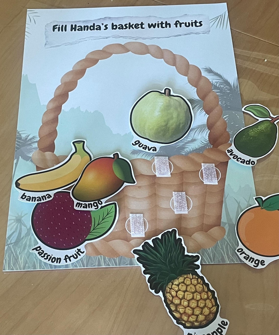 Fruit Basket Sorting Game: Handa's Surprise Story, Preschool Role ...