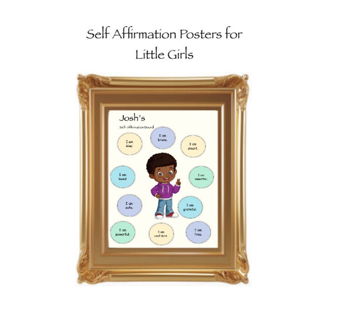Self Affirmation Posters for Boys With SEMH for Positive Mental Health ...