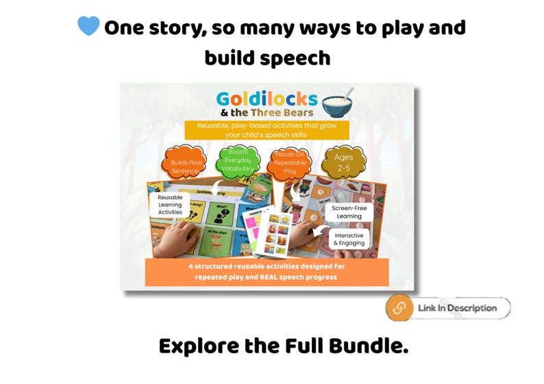 Goldilocks & the Three Bears Story Sequencing Activity | Preschool ...