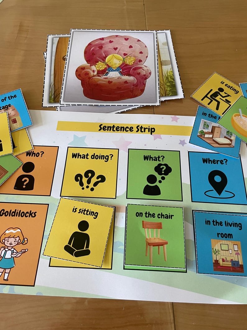 Goldilocks and the Three Bears Activity Bundle: Speech Therapy ...