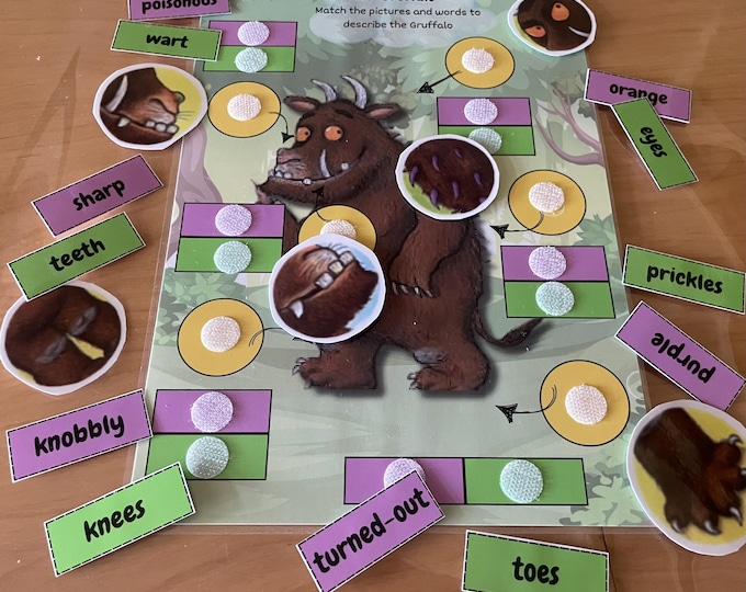The Gruffalo Preschool Character Description Printable for Homeschool ...