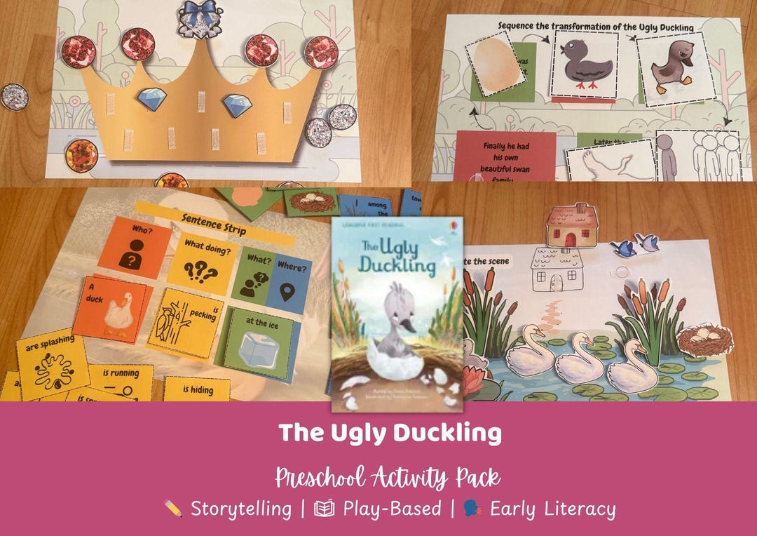 The Ugly Duckling Ready-to-use Speech Therapy Story Kit: Preschool ...