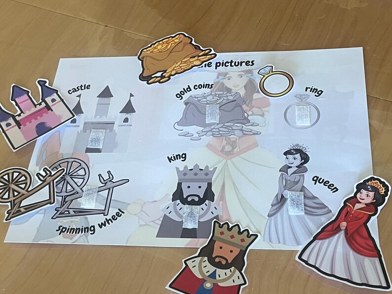Rumpelstiltskin Preschool Vocabulary Builder: Picture Word Match ...