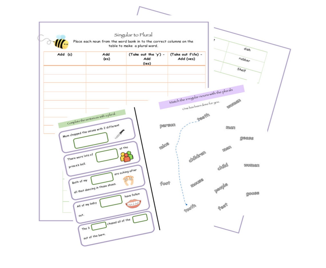 All Spelling Rules for Plural Words for Vocabulary Building for ...