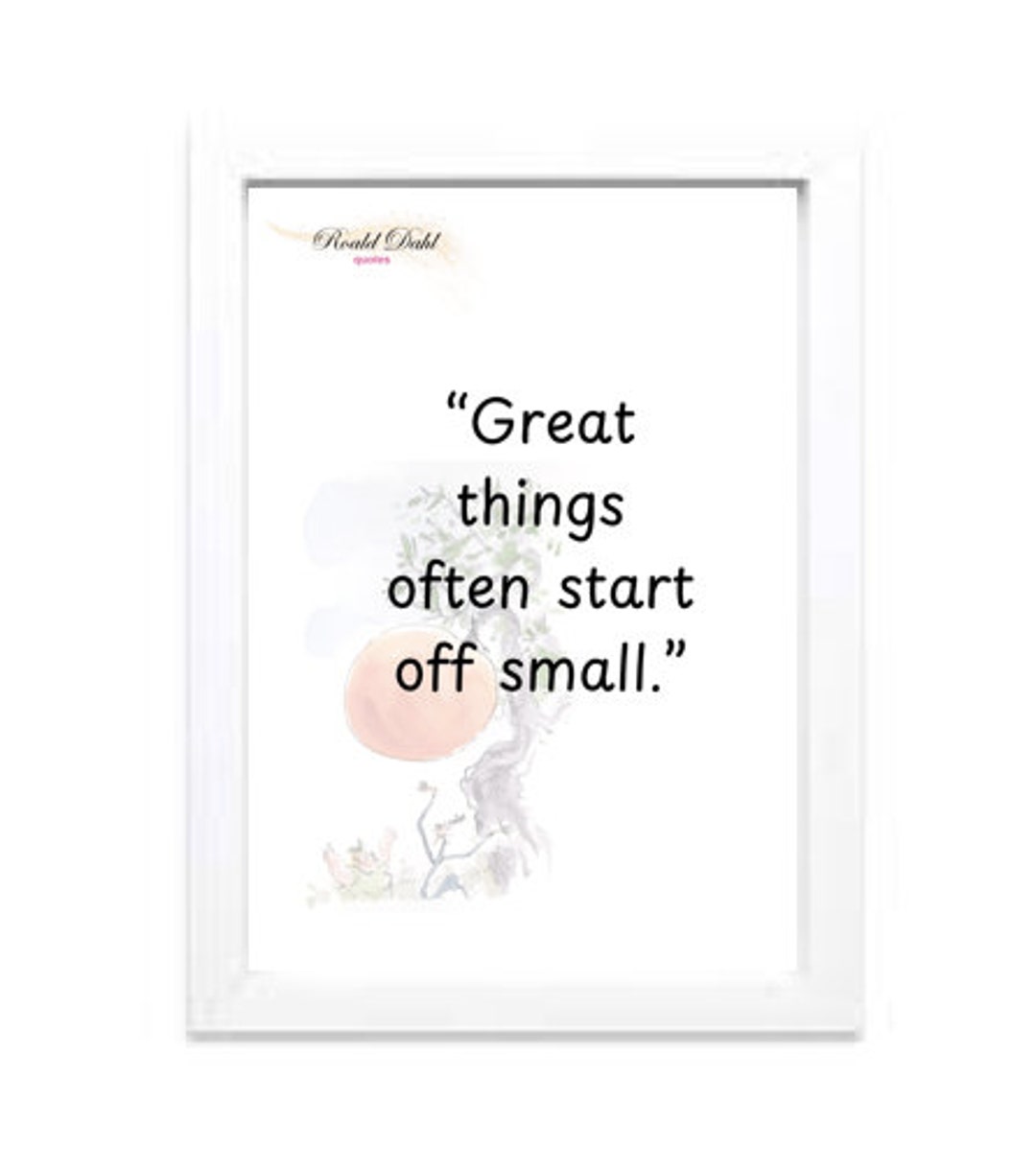 Roald Dahl for Children's Books for Roald Dahl Quotes for Kid's Wall ...