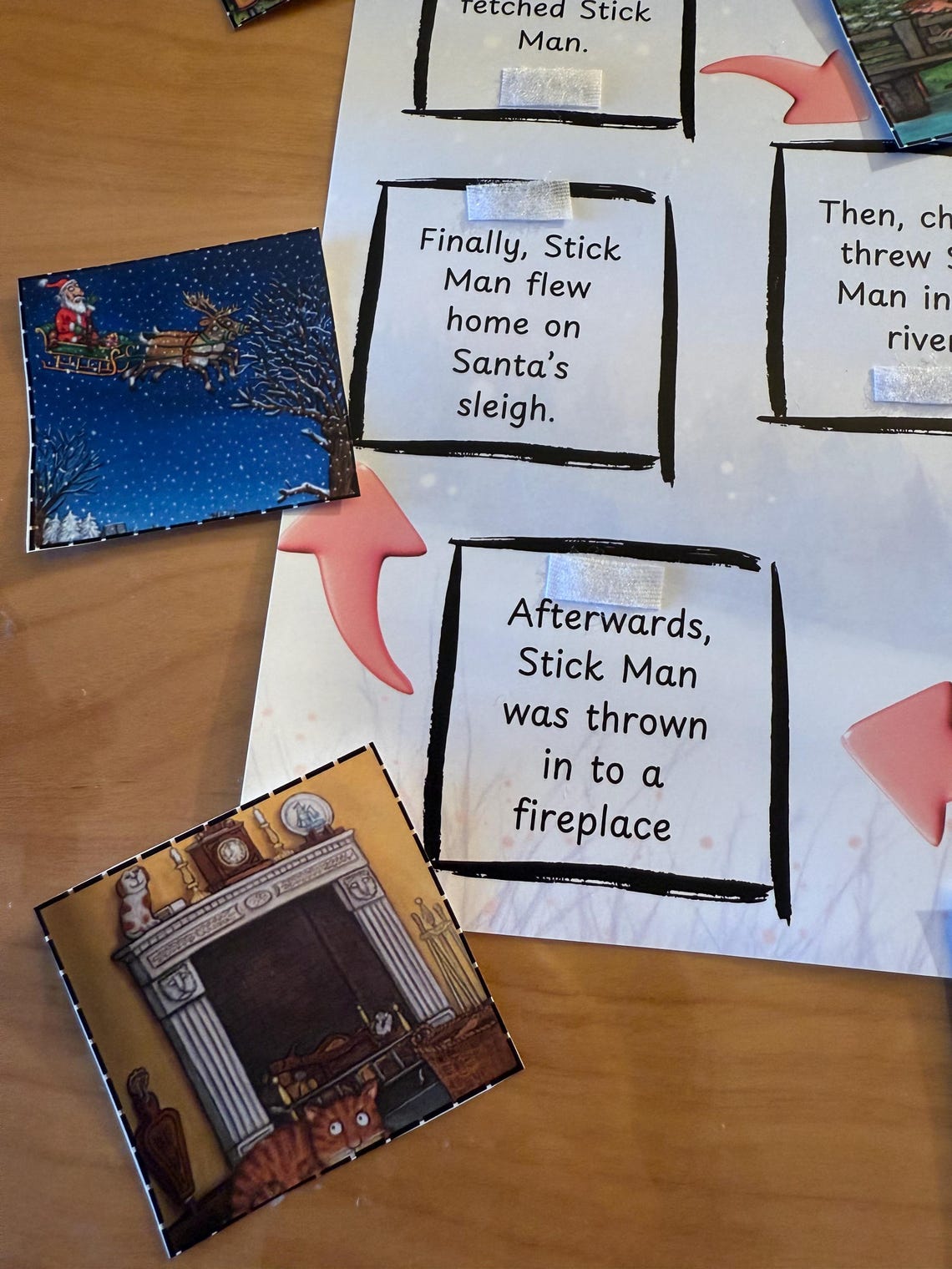 Stick Man Story Sequencing: Montessori Printable (PDF) - Etsy UK