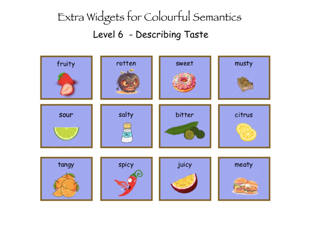 TASTE Colourful Semantics for Speech and Language Therapy for Speech ...