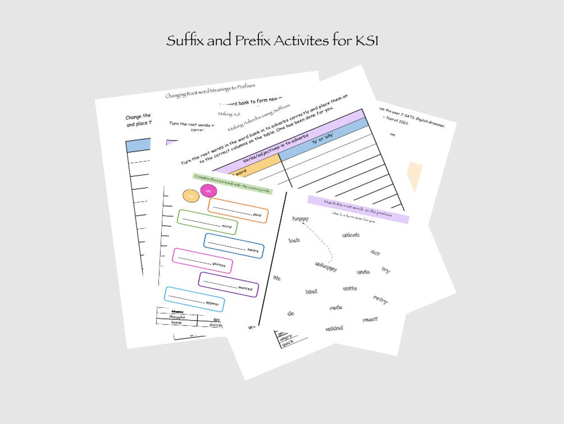 Spelling Rules for KS1 Children for Vocabulary Building With Suffix and ...