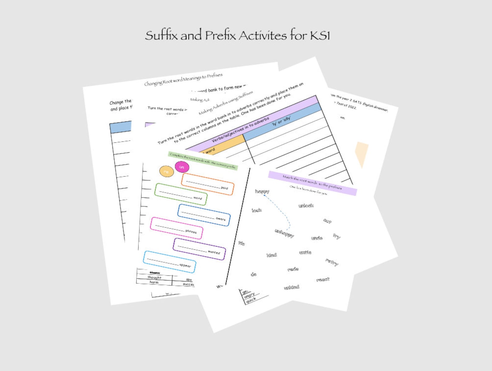 Spelling Rules for KS1 Children for Vocabulary Building With Suffix and ...