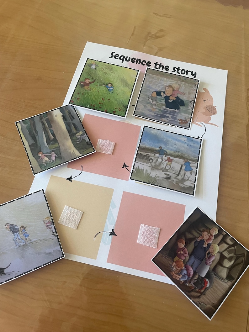 We're Going on a Bear Hunt Story Sequencing Cards: Preschool Printable ...