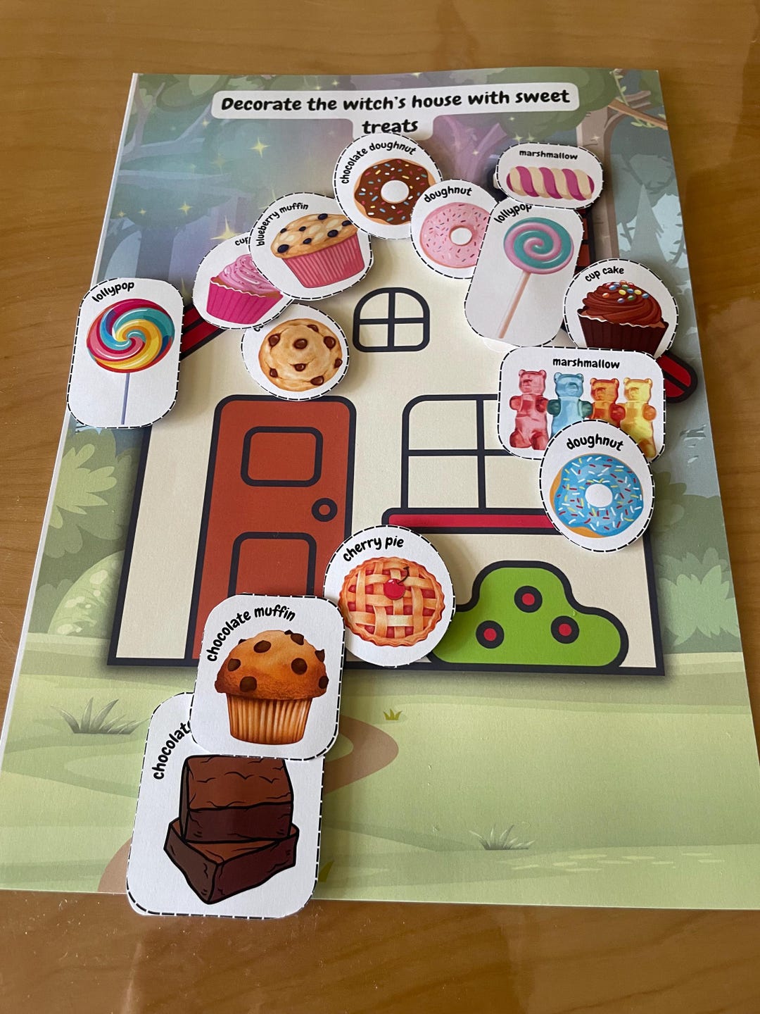 Hansel and Gretel Witch House Decor - Preschool Printable Activity (PDF ...