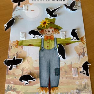 Autumn Scarecrow Counting Activity: Fall Theme, Preschool Math ...