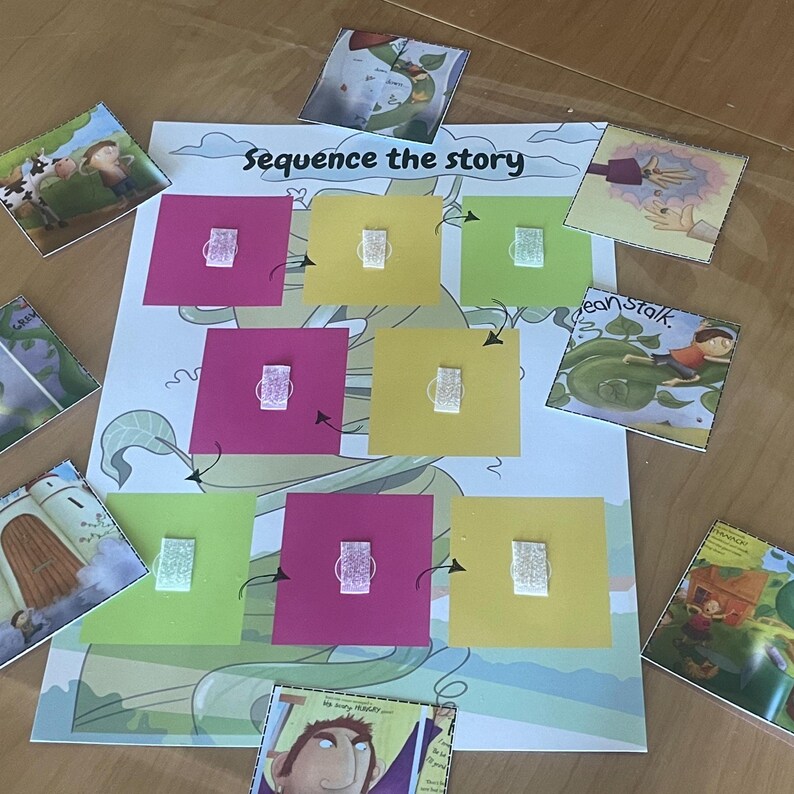 Jack and the Beanstalk Preschool Printable for Homeschooling Story ...