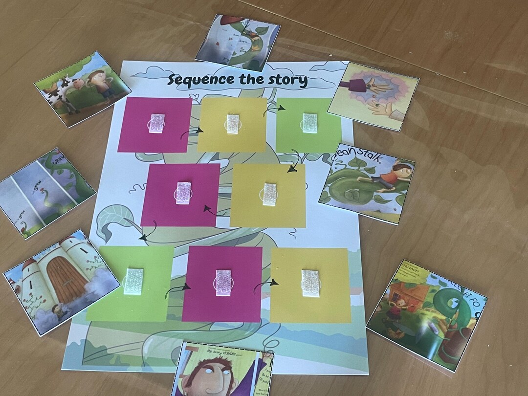 Jack and the Beanstalk Story Sequencing Activity for Preschool ...