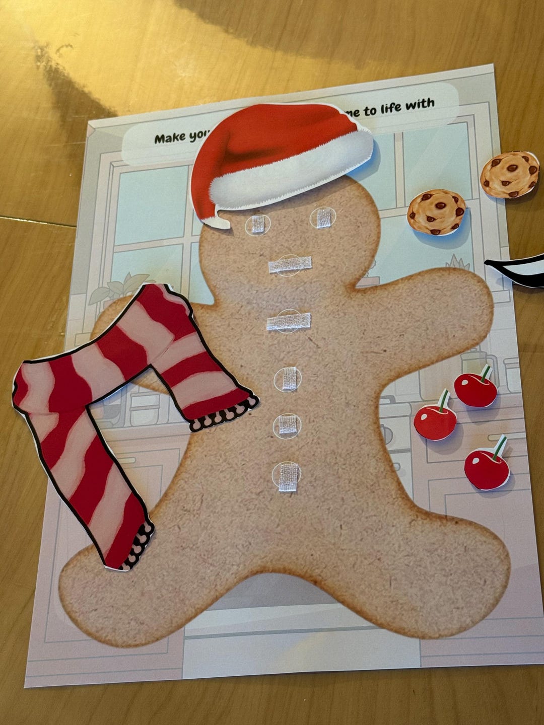 Decorate the Gingerbread Man Printable: Winter Montessori Activity ...