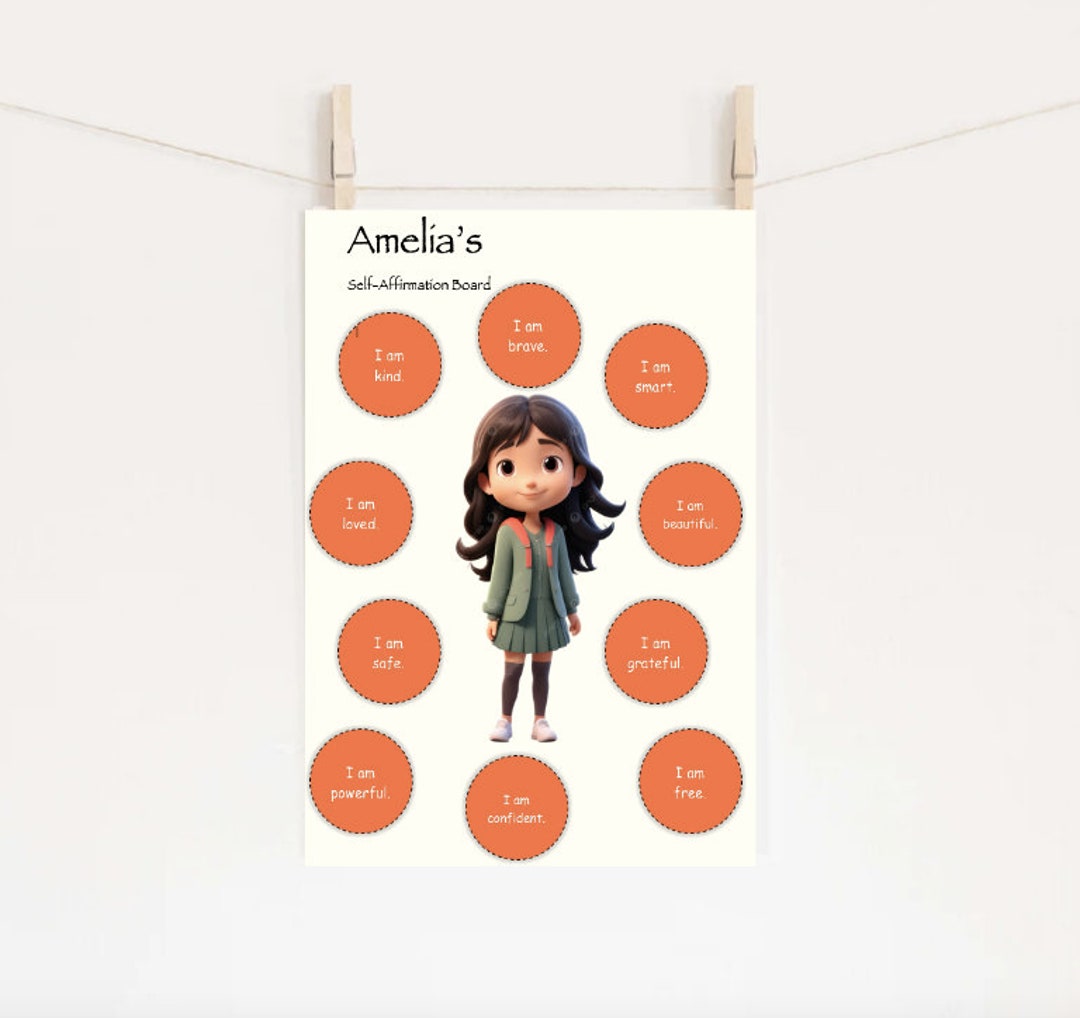Editable Self Affirmation Posters for Girls With SEMH for Positive ...