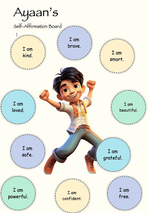 Self Affirmation Posters for Boys With SEMH for Positive Mental Health ...