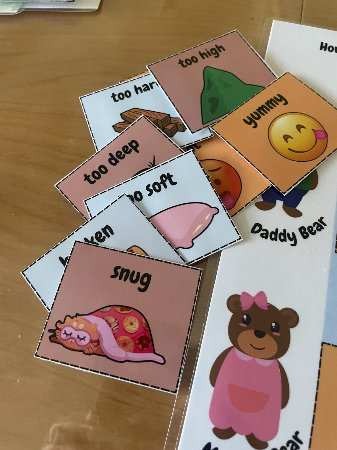 Goldilocks & the Three Bears Printable Activity | Preschool Learning ...