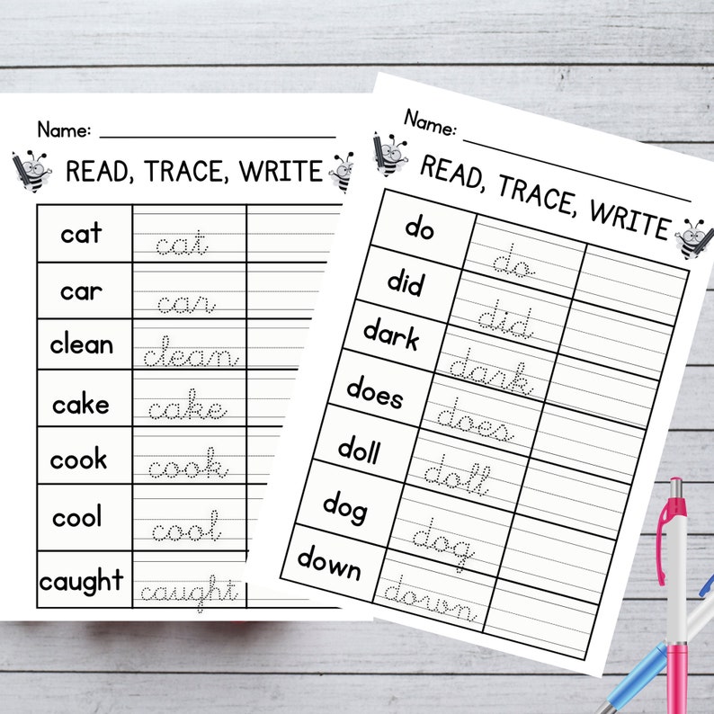 182 Printable Sight Words, Kindergarten Sight Word Worksheets ...
