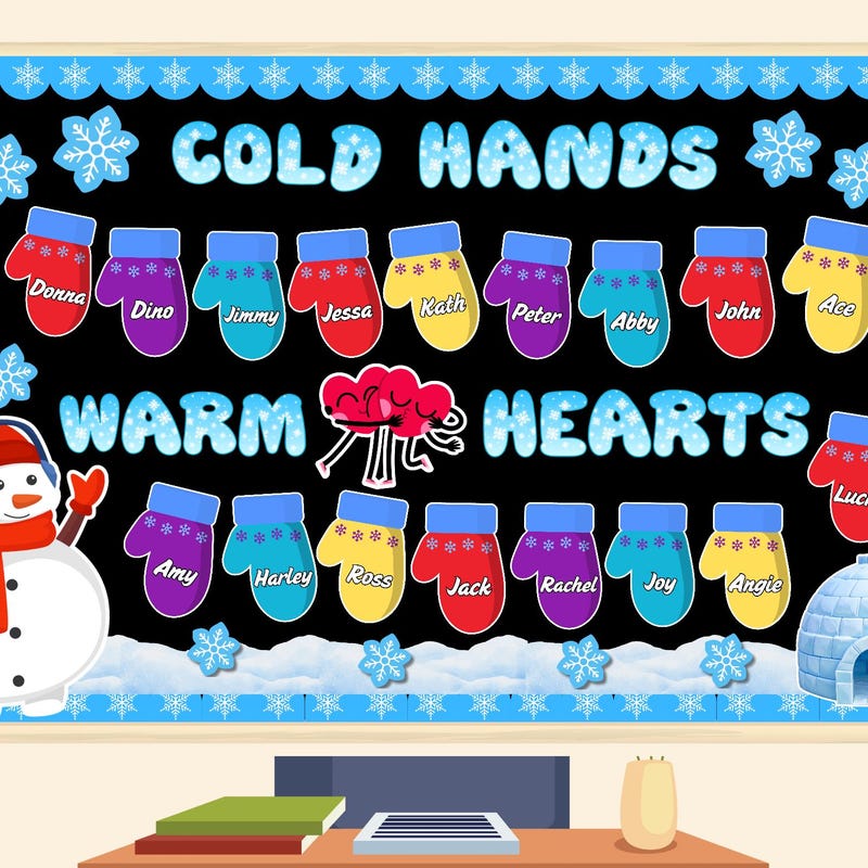 Mitten Classroom Board - Etsy