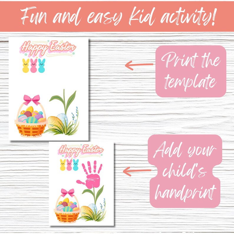 Easter Handprint Footprint Bundle Craft, Easter Handprint Art ...