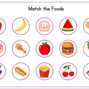 Color Matching Game, Busy Book Printable, Educational Activity ...