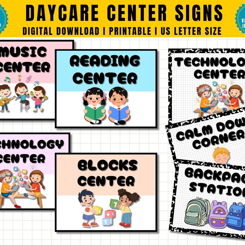Daycare Center Signs - Etsy