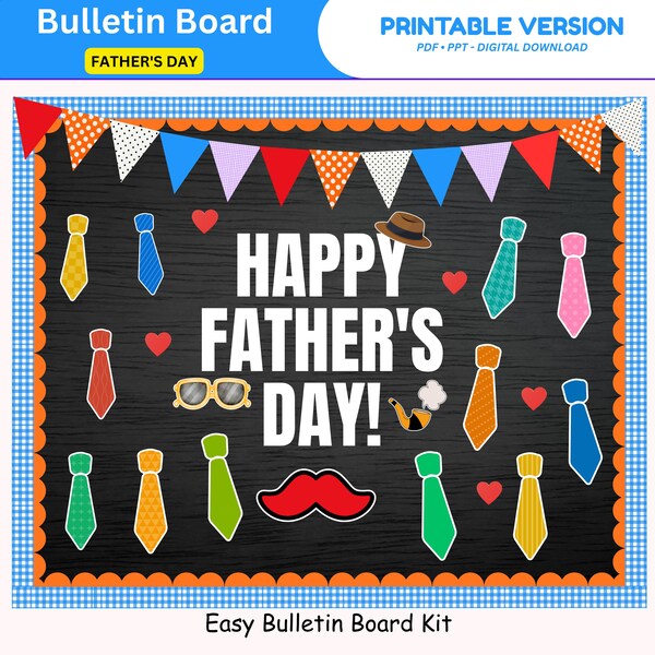 Father Day Bulletin Board Church - Etsy