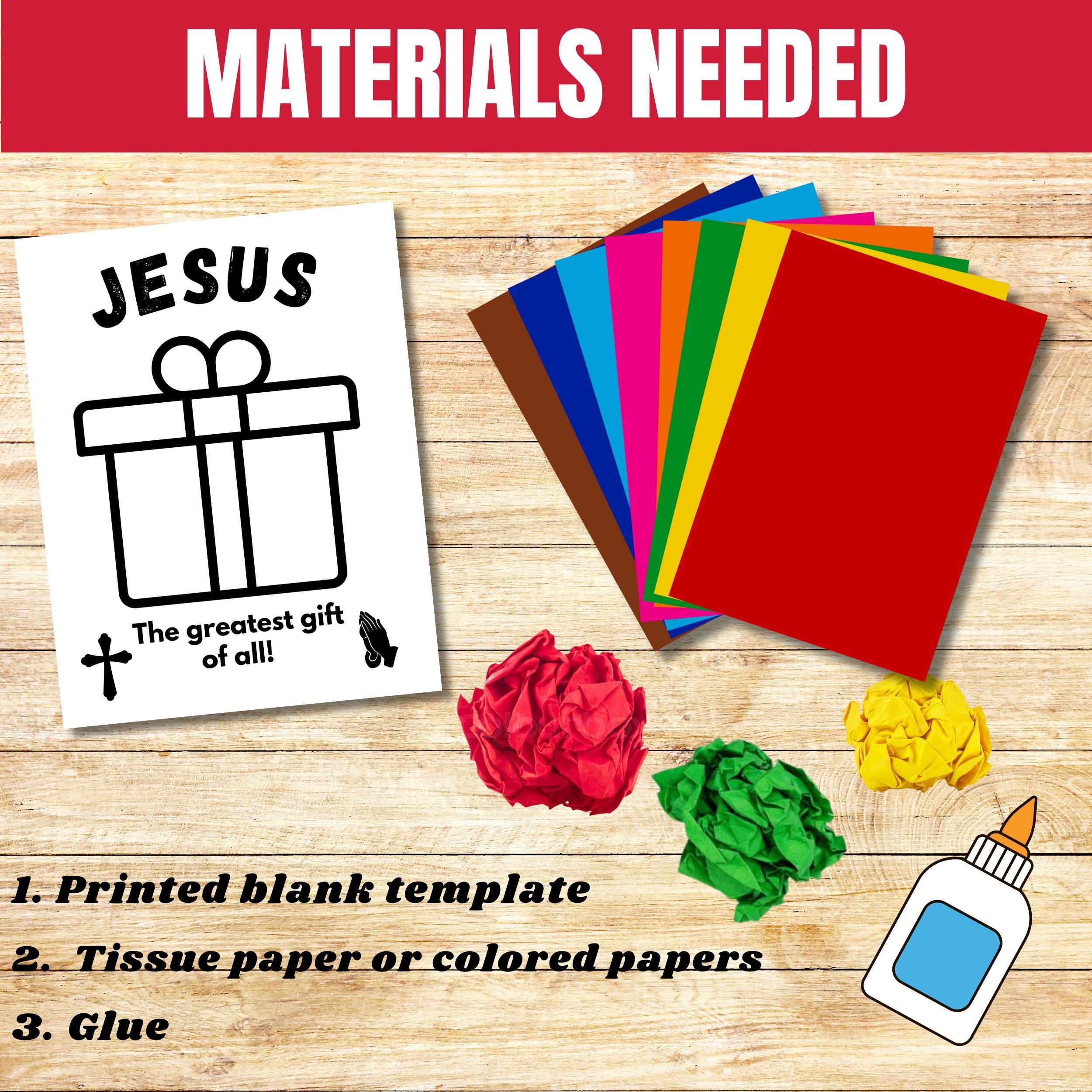 Christmas Nativity Craft | Sunday School Bible Activity (printable) - Etsy