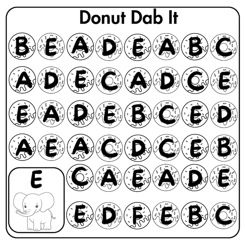 26 Printable Alphabet Uppercase Dab It Worksheets. Preschool Dab It ...