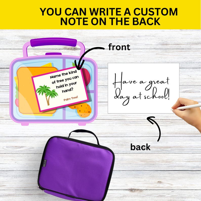 Lunchbox Jokes for Kids, Printable Lunch Box Notes, Back to School ...