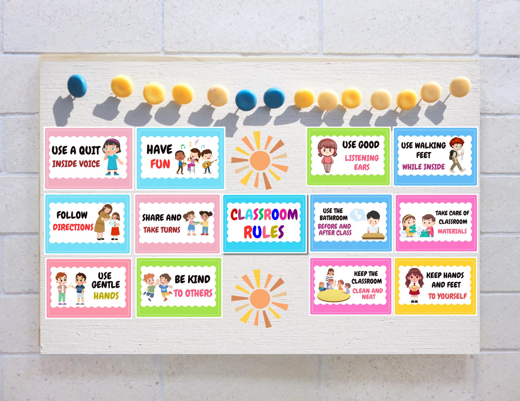 Classroom Rules Printable | Daycare Rules | Classroom Rules | Daycare ...