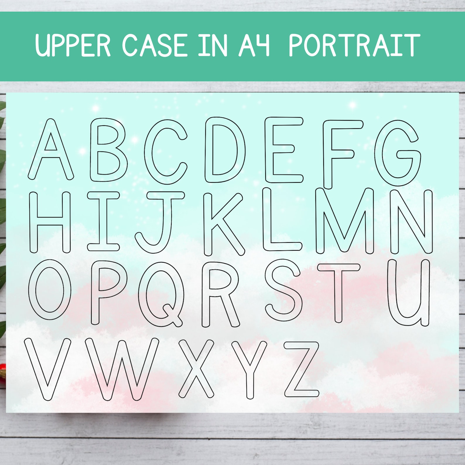 ABC Uppercase and Lowercase Letters Printable. Full Alphabet ...