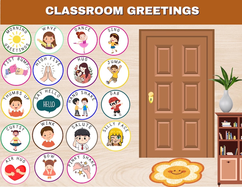 Morning Greeting, Morning Greeting to Welcome Kids, Printable Kids ...