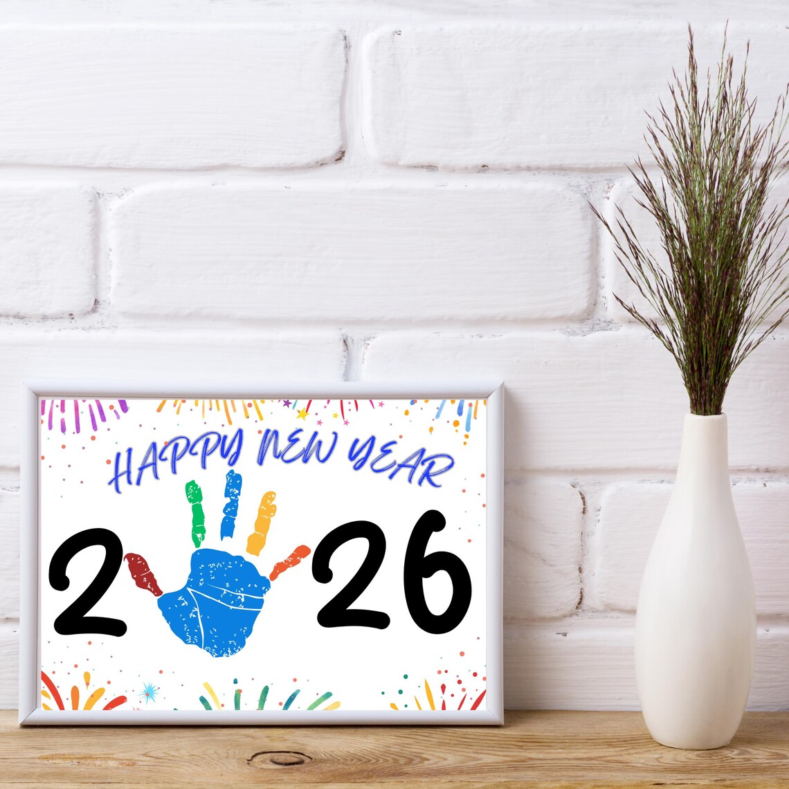 2026 New Year Handprint Craft, Kids Keepsake (PDF Printable) - Etsy
