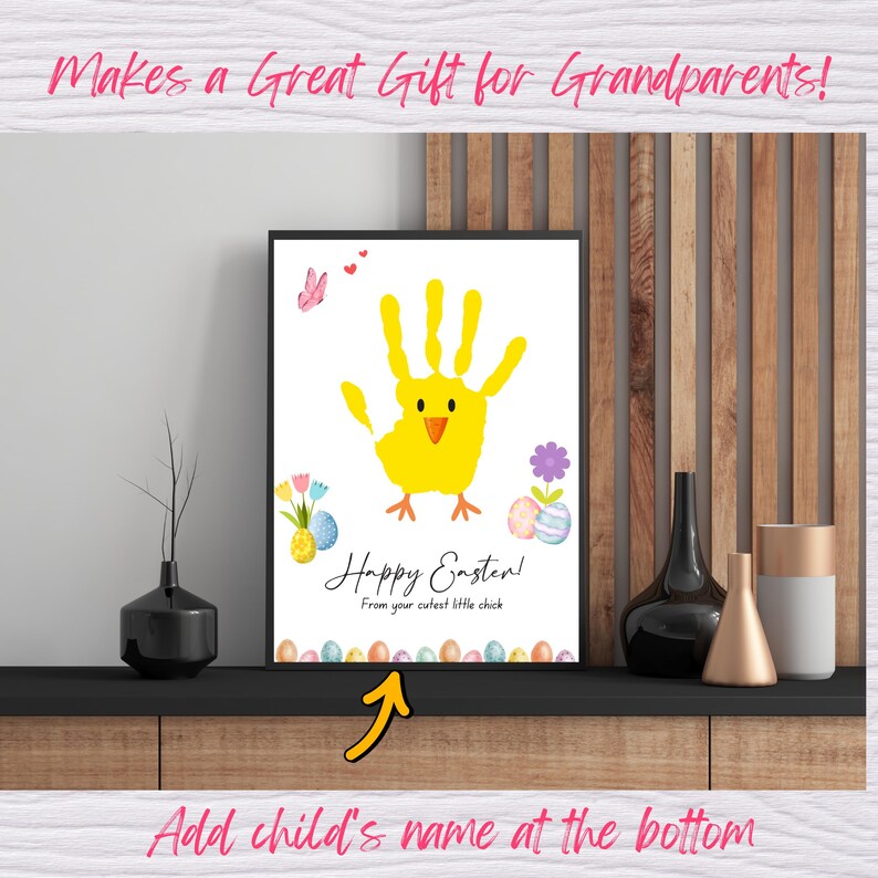 Easter Handprint Footprint Bundle Craft, Easter Handprint Art ...
