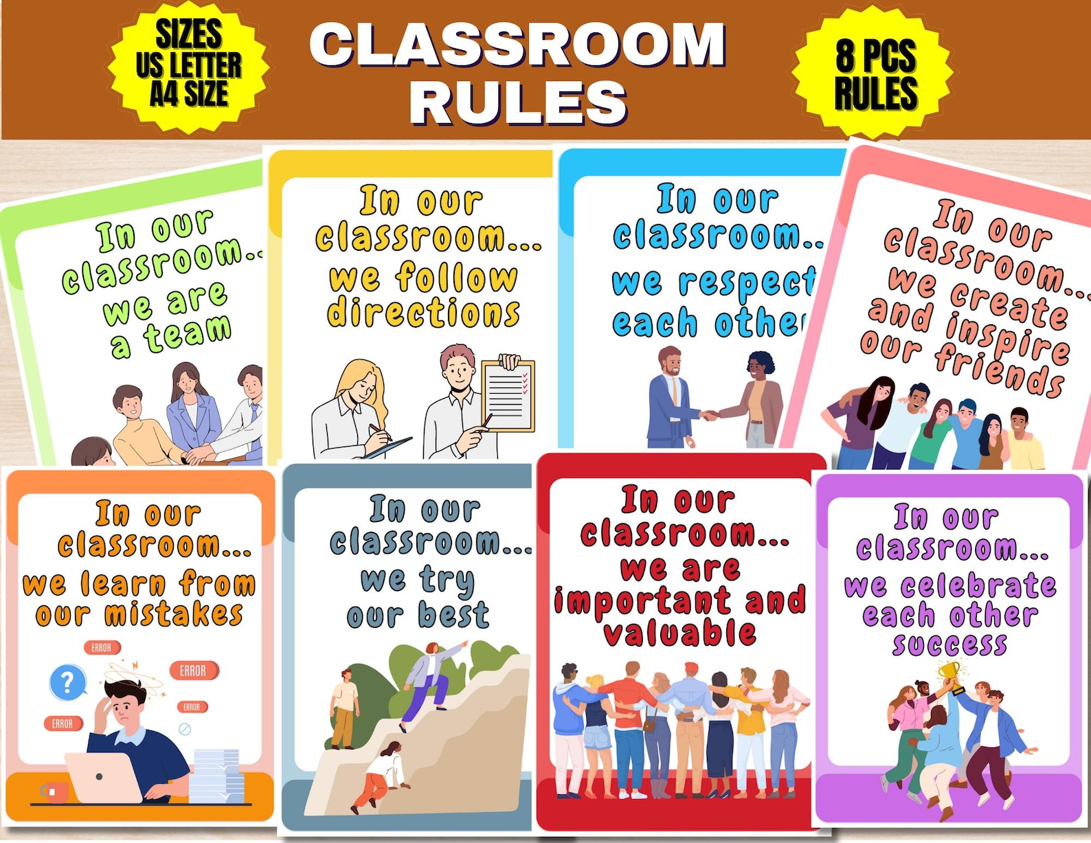 Classroom Rules | Class Rules | Our Classroom Rules Sign | in This ...