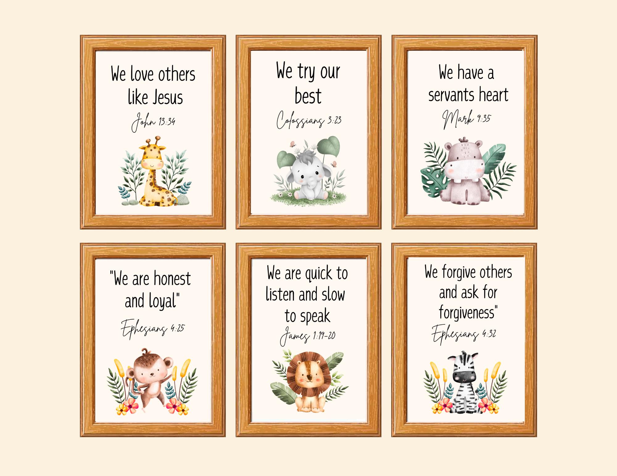 Christian Classroom Rules, Class Rules Poster, Homeschool Classroom ...