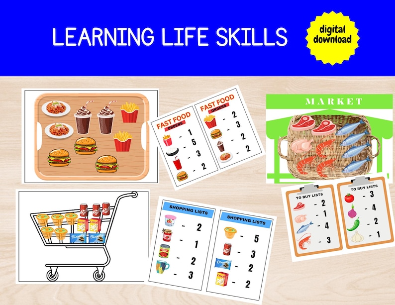 Life Skills Activity, Life Skills Game, Buying Activities, Kids ...