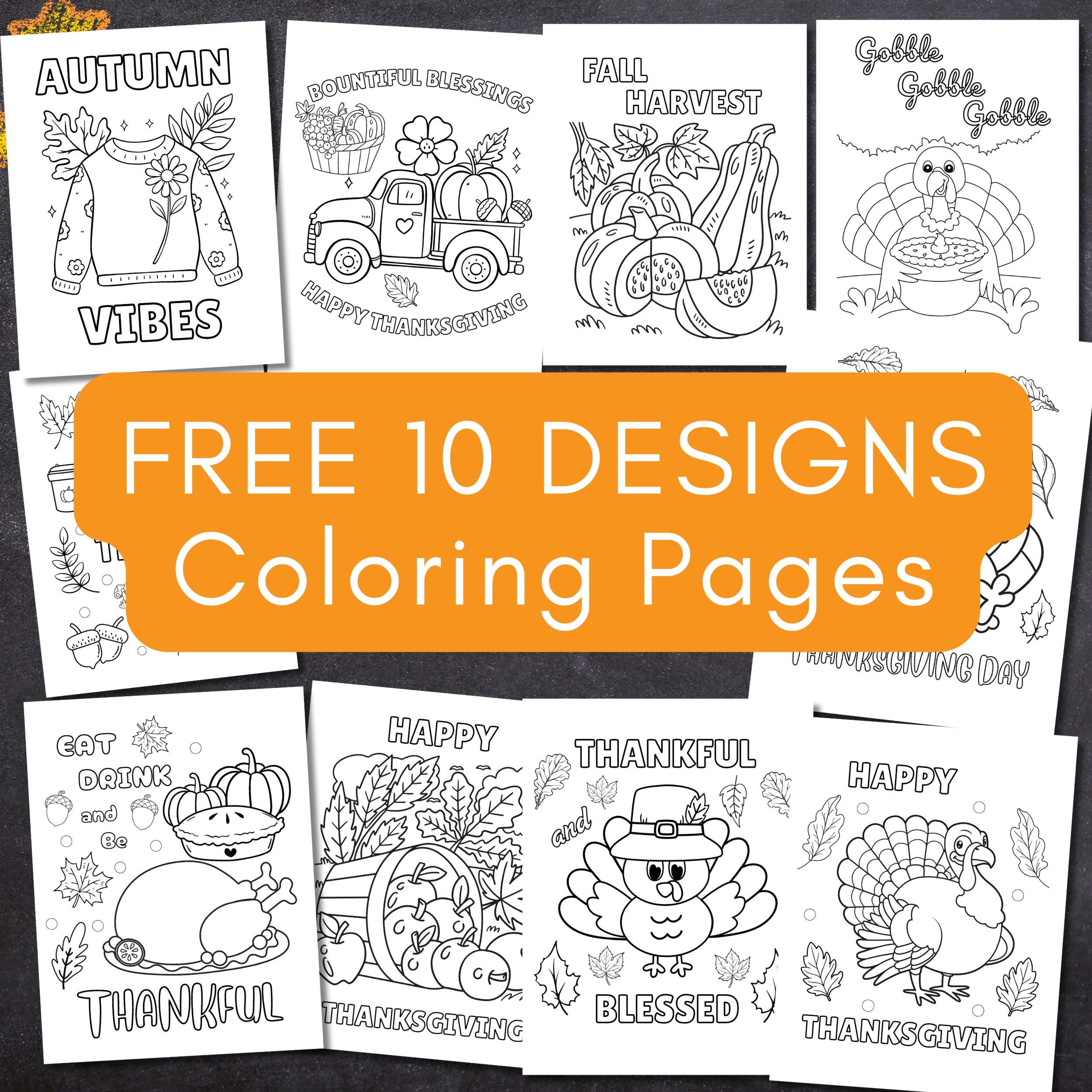 Thanksgiving Handprint Art Bundle, Fall Kid Crafts (digital Download ...