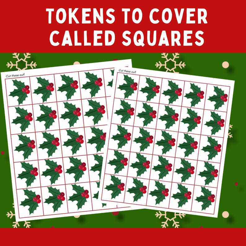 Christmas Bingo, 30 Christmas Bingo Cards, Christmas Games, Christmas ...