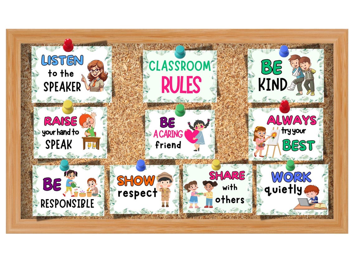 Classroom Rules Printable | Daycare Rules | Classroom Rules | Daycare ...