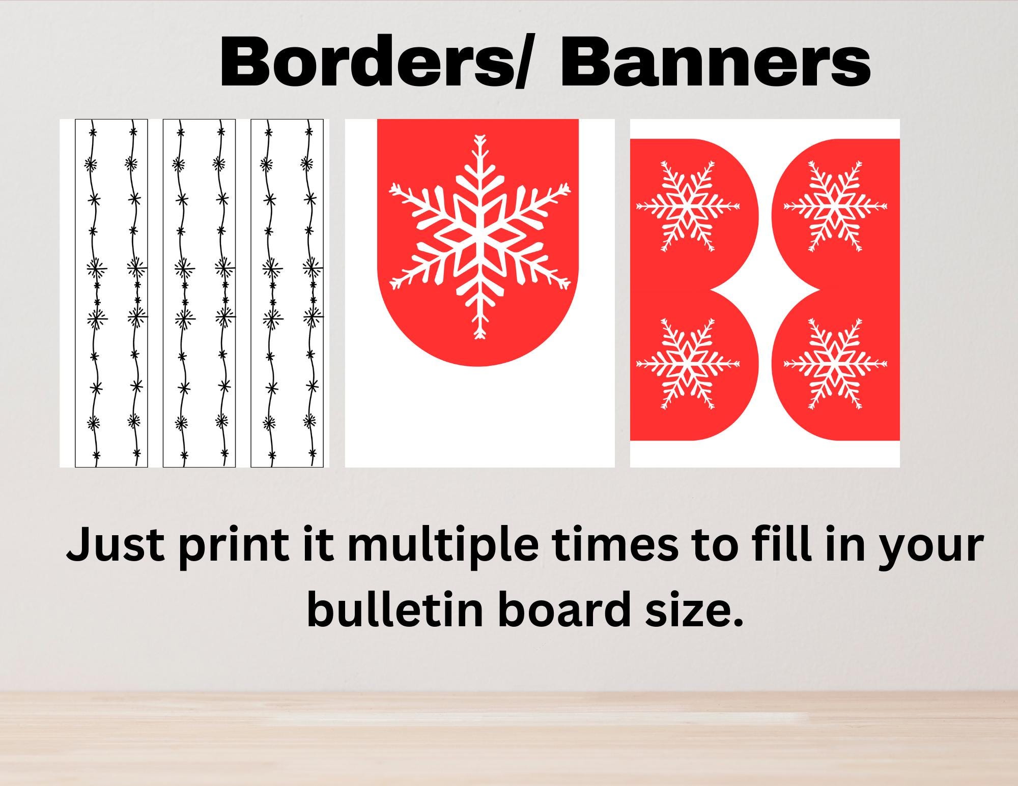 Jesus Christmas Bulletin Board Kit, Winter Holiday Decor (editable in ...