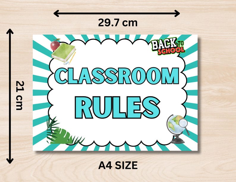 Classroom Rules Printable | Daycare Rules | Classroom Rules | Daycare ...