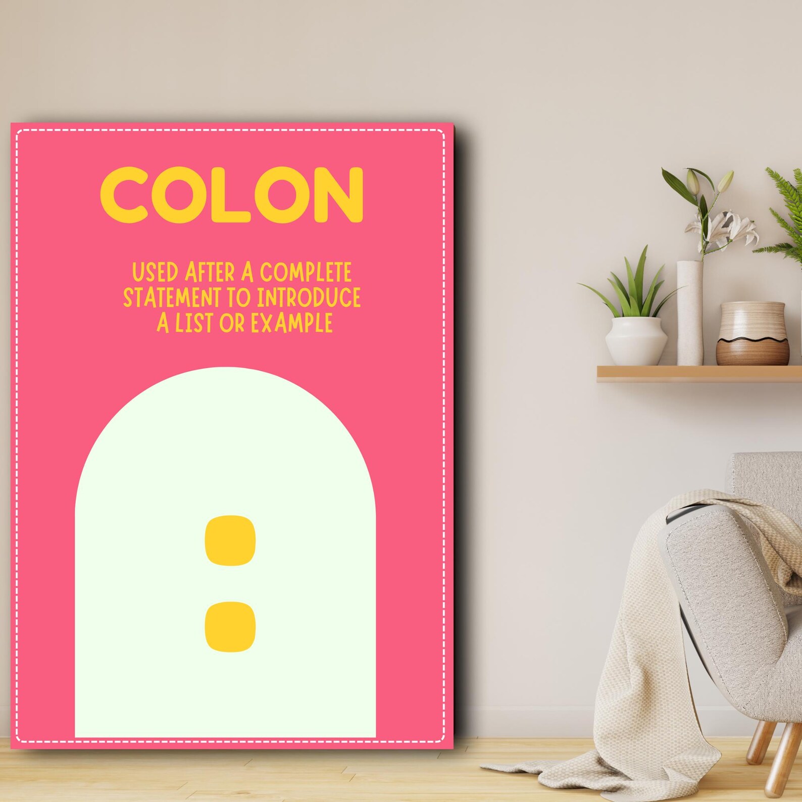 Punctuation Marks Posters, English Classroom Posters, Set of 12 Posters ...