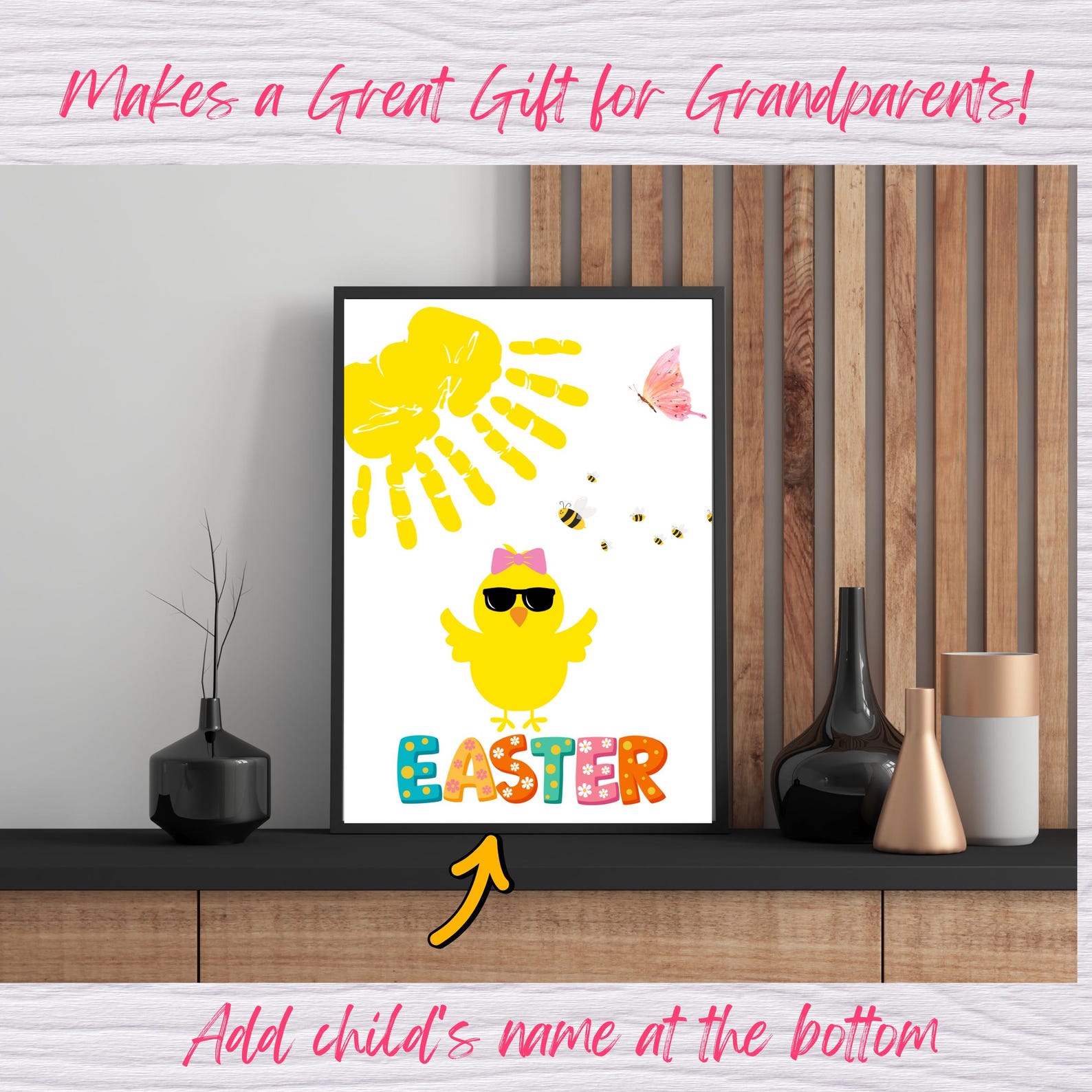Easter Handprint Footprint Bundle Craft, Easter Handprint Art ...