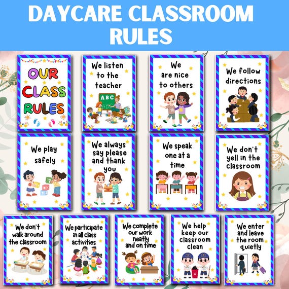Day Care Classroom Rules