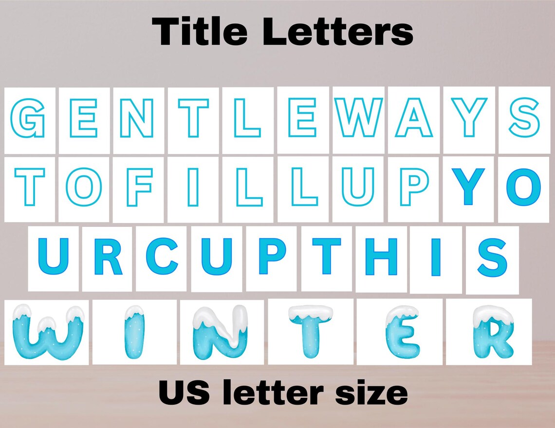 Winter Healthy Habits Bulletin Board Kit, Winter Classroom Decor ...